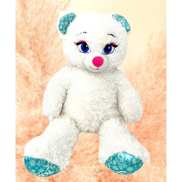 Disney | Toys | Build A Bear Disney Bear Plush Frozen Elsa White ...